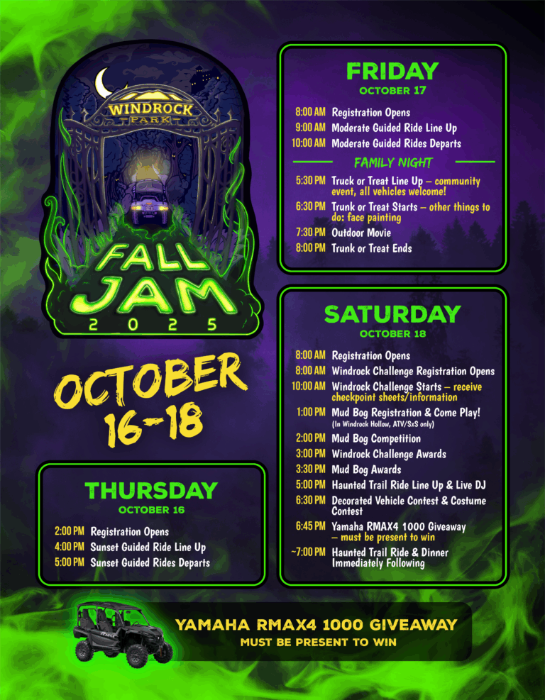 Windrock Park Fall Jamboree - Adventure Anderson